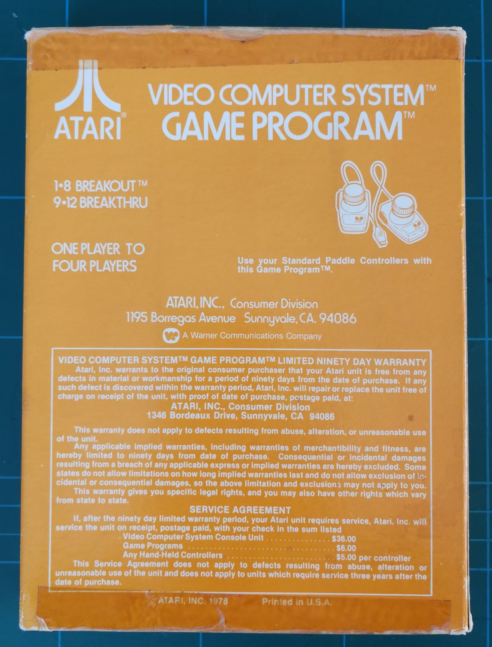 Breakout Atari 2600 - Escapist Gamer